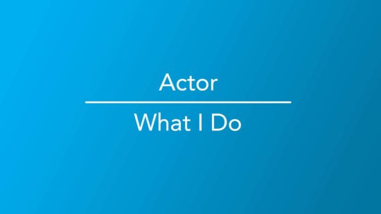How to Become an Actor | Career Girls - Explore Careers