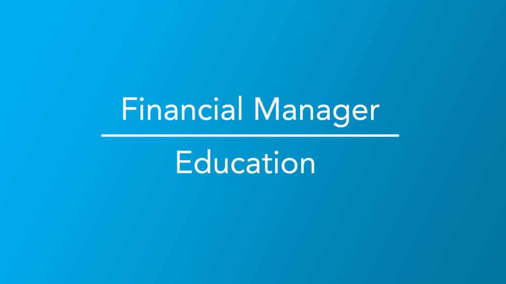 Financial Manager Education - Career Girls