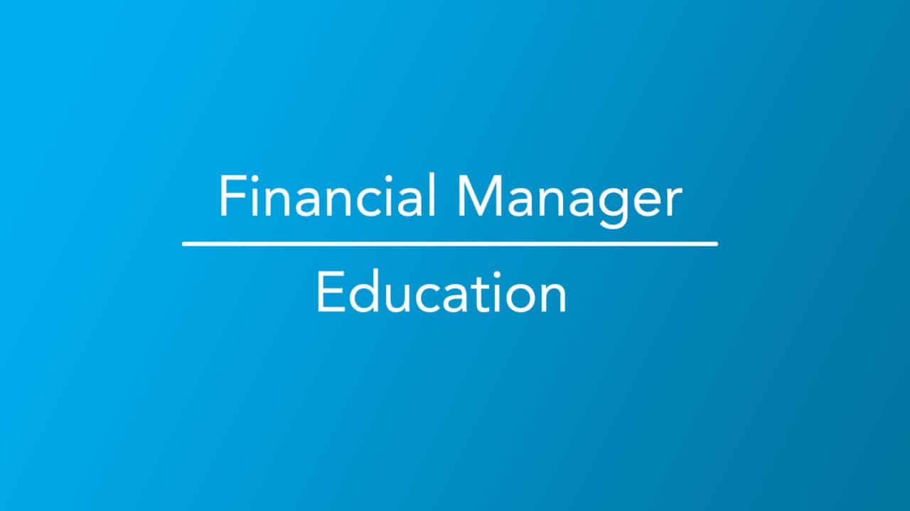 How to Become a Financial Manager