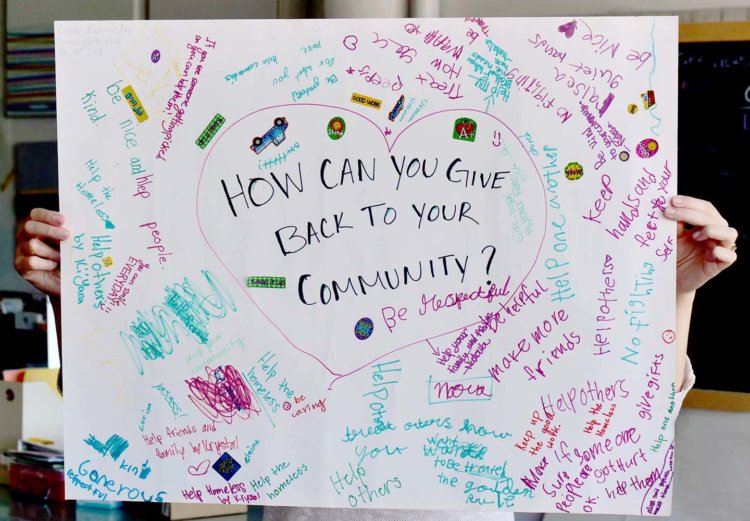 Giving Back Poster | Career Girls