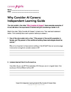 Why-Consider-AI-Careers-Discussion-Guide - Career Girls