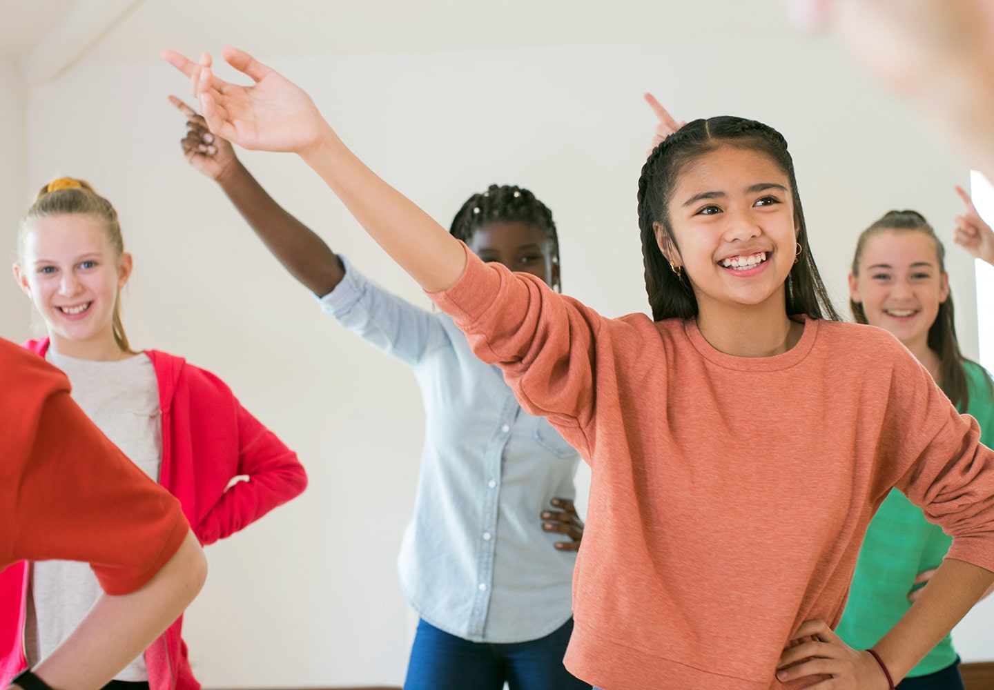 Group party quirk improv activity - Career Girls
