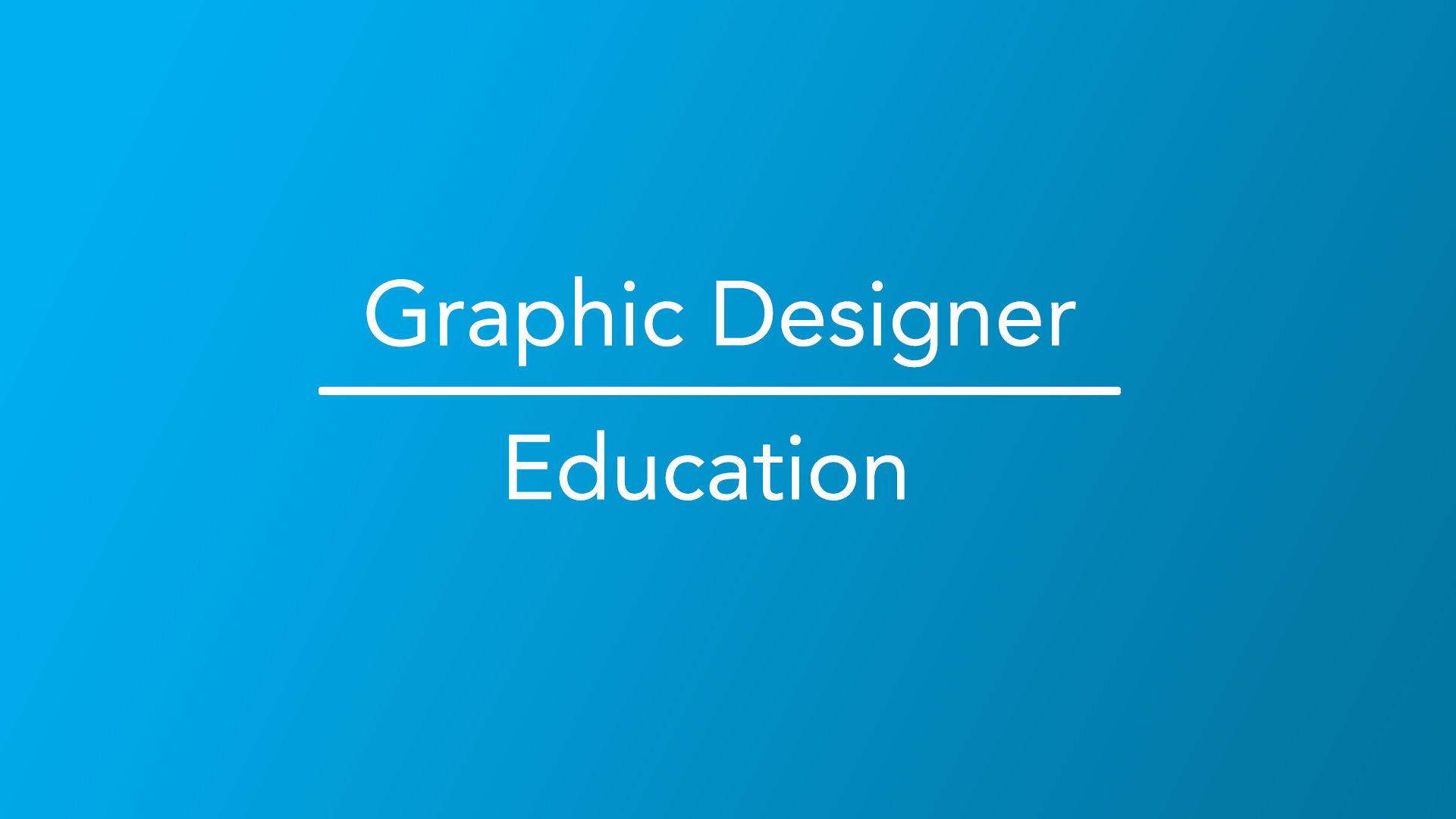 Graphic Designer Education - Career Girls