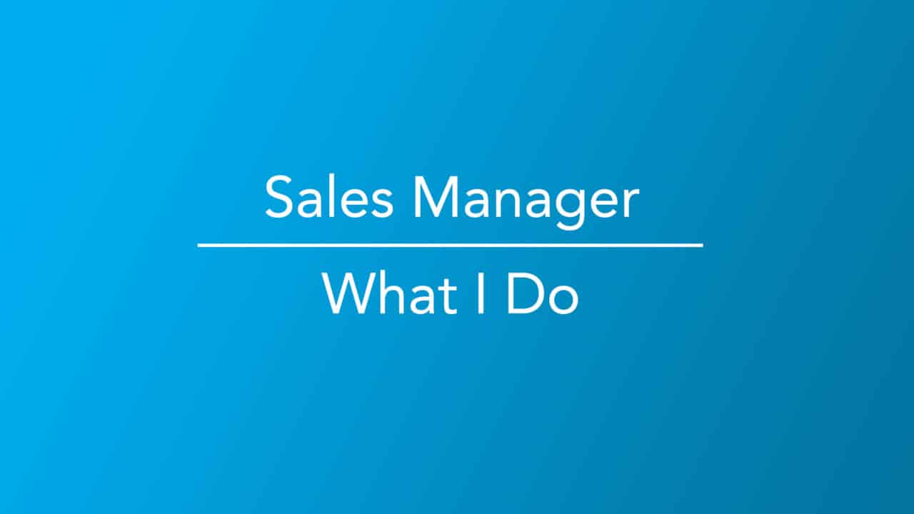 How to Become a Sales Manager - Career Girls - Explore Careers